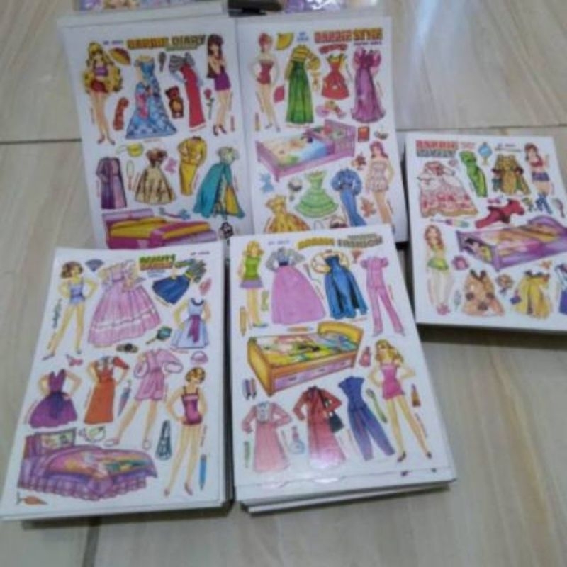 Jual MAINAN ANAK PAPERDOLL BP BONGKAR PASANG BONEKA KERTAS JADUL (11x16 ...