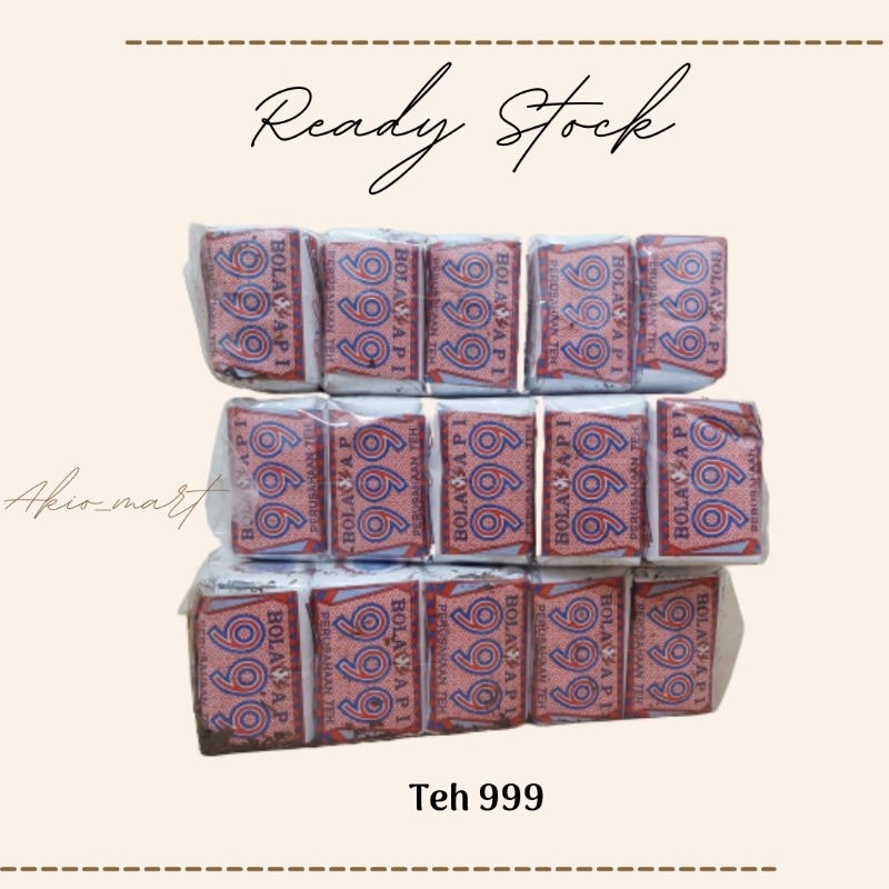 Jual Teh 999 Bola Api teh sembilan sembilan 23 gram 1 pack isi 10 pcs | Shopee Indonesia