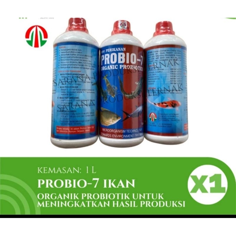 Jual PROBIO 7 IKAN 500ML PACU PERTUMBUHAN IKAN PROBIOTIC ORGANIK ...