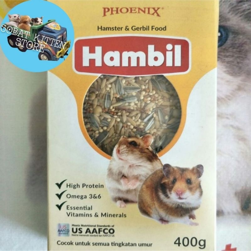 Jual Makanan Hamster dan Gerbil HAMBIL 400g | Shopee Indonesia