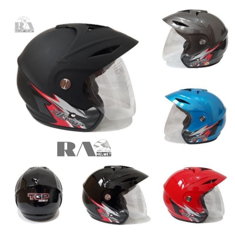 Jual HELM HALF FACE MURAH STANDAR SNI UKURAN JUMBO PRIA/WANITA ORIGINAL ...