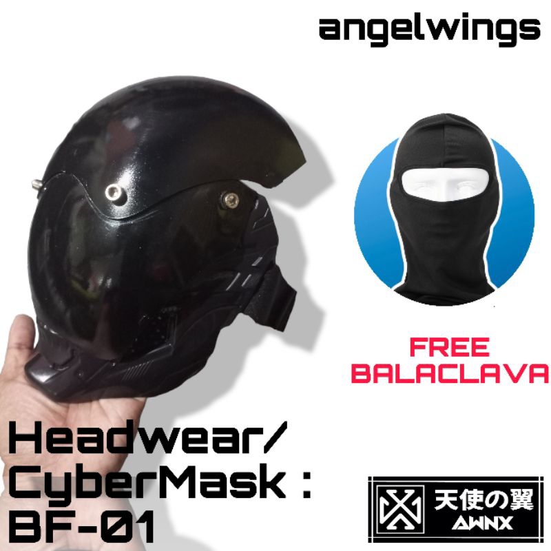 Jual MASKER TOPENG HELM HALLOWEEN ROBOT CYBERPUNK CYBERMASK ZERO FORM ...