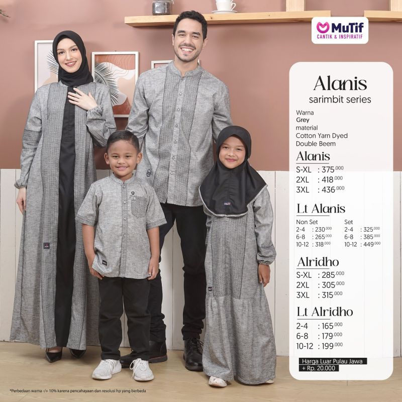 Jual SARIMBIT SERIES MUTIF 2023//ALANIS GREY | Shopee Indonesia