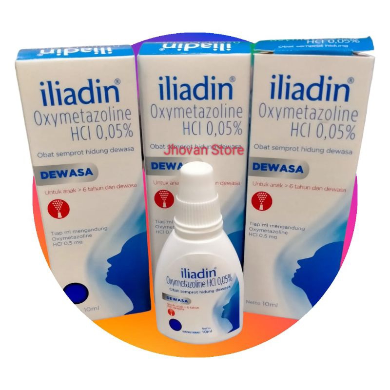 Jual ILIADIN Dewasa spray 10 ml ~ Meringankan hidung tersumbat dan ...