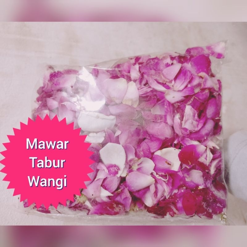 Jual mawar tabur wangi kampung bunga tabur ziarah 250 gr kelopak segar ...