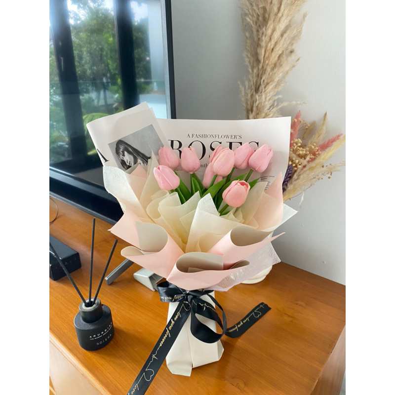 Jual [READY, CUSTOME] BOUQUET TULIP ARTIFICIAL / BUNGA TULIP ...