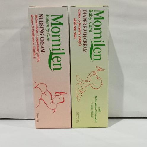 Jual MOMILEN Diaper Rash Cream dan Nursing Cream 15 Gram | Shopee Indonesia