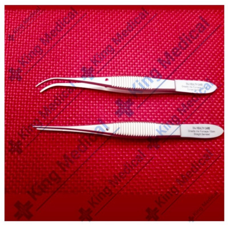 Jual Pinset Mata Graefe Iris Forcep 10cm Premium Quality | Shopee Indonesia