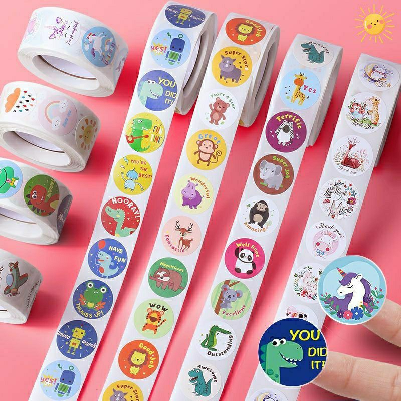 Jual Tambahan Stiker segel lucu sticker untuk hadiah stiker box stiker ...