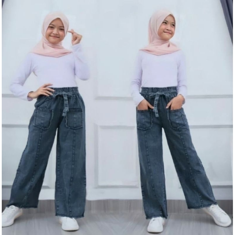 Jual KULOT JEANS JUMBO BIGSIZE OVERSIZE BAHAN DENIM ORIGINAL PREMIUM BB ...