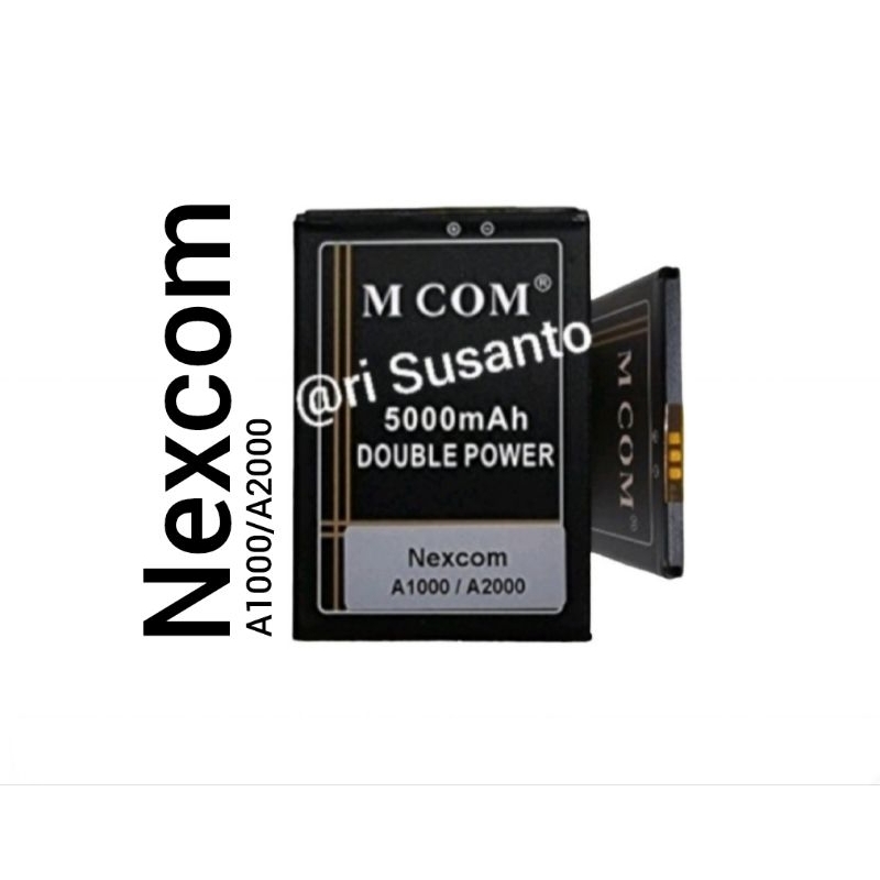Jual Baterai MCOM for Nexcom A1000 / A2000 Double Power 5000mAh batere batre batrai battery ...