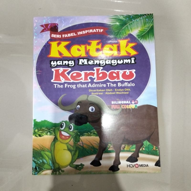 Jual BUKU FABEL CERITA ANAK DAN DONGENG BINATANG BILINGUAL KATAK YANG ...