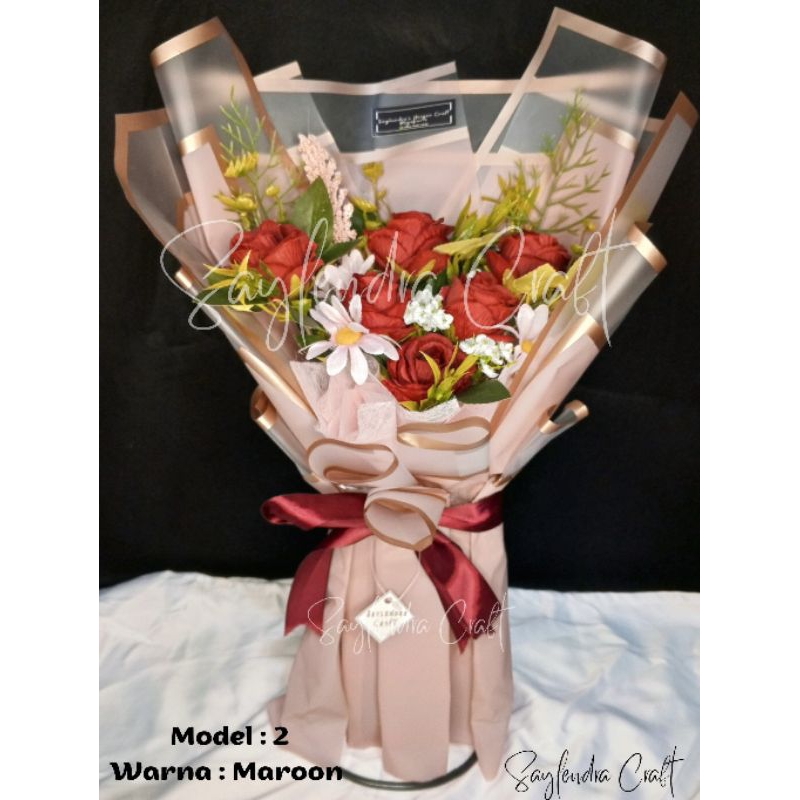 Jual (COD) Bucket bunga palsu JUMBO / Buket bunga artificial Custom ...