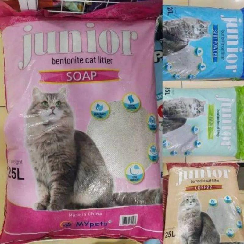 Jual Pasir Kucing - Merk Junior 25L | Shopee Indonesia