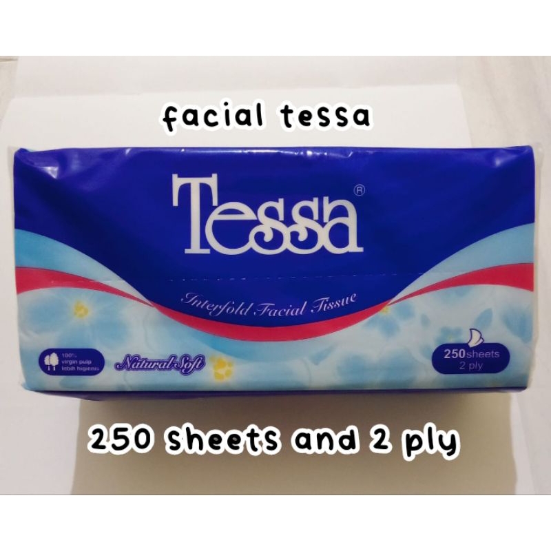 Jual Tissue Tessa 250 sheets 2 ply | Shopee Indonesia