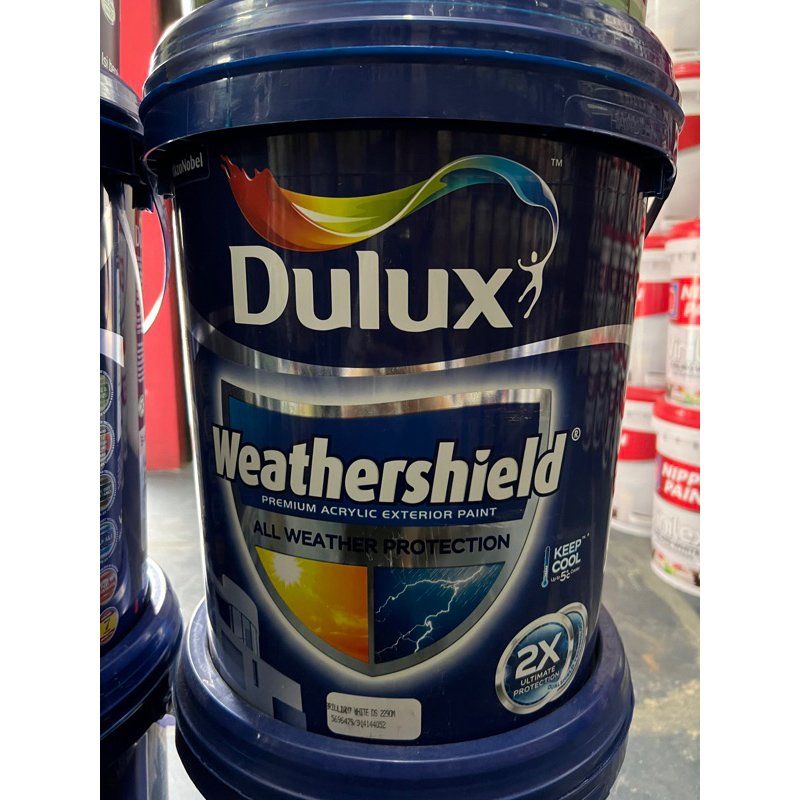 Jual Dulux Weathershield Brilliant White 2290 Ds 20 Liter Shopee