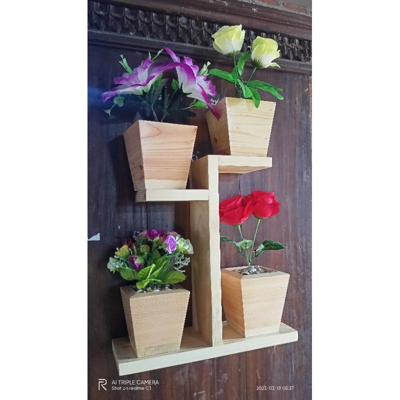 Jual Rak bunga minimalis meja/tempel. | Shopee Indonesia