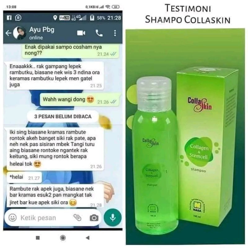 Jual COLLASKIN SHAMPOO (COSHAM) | Shopee Indonesia