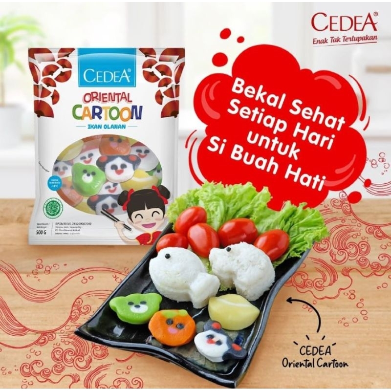 Jual Cedea Oriental Cartoon 200gr |Festive Frozen Food | Shopee Indonesia