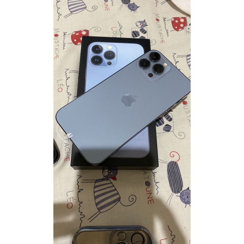 Jual Hp Iphone 13 Pro Max 128GB Blue Mulus 99% LUAR DALAM Pemakaian ...
