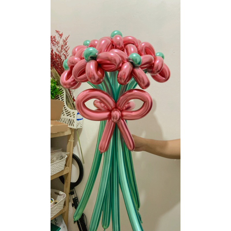Jual Buket balon | flowers ballon | extra flowers ballon viral | buket ...