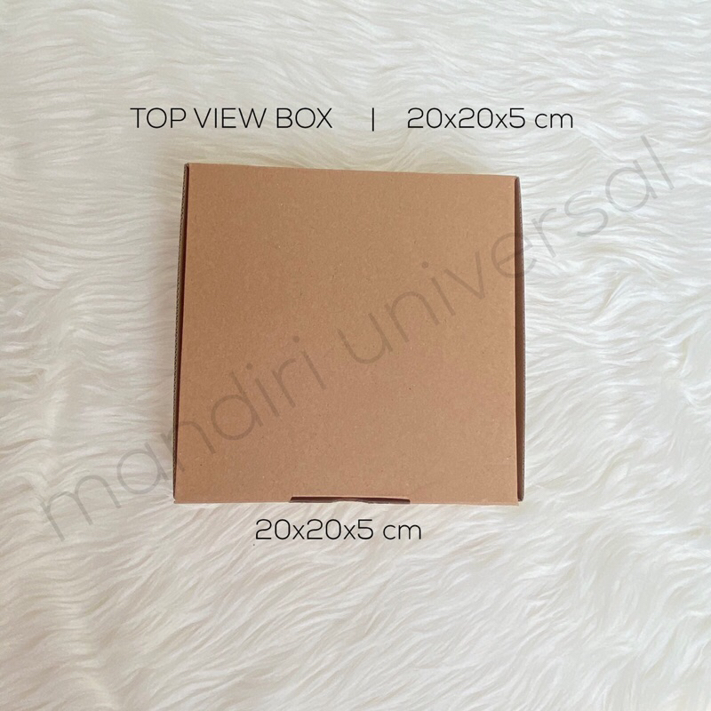 Jual box kardus ukuran 20x20x5 kotak dus karton pizza packaging online ...