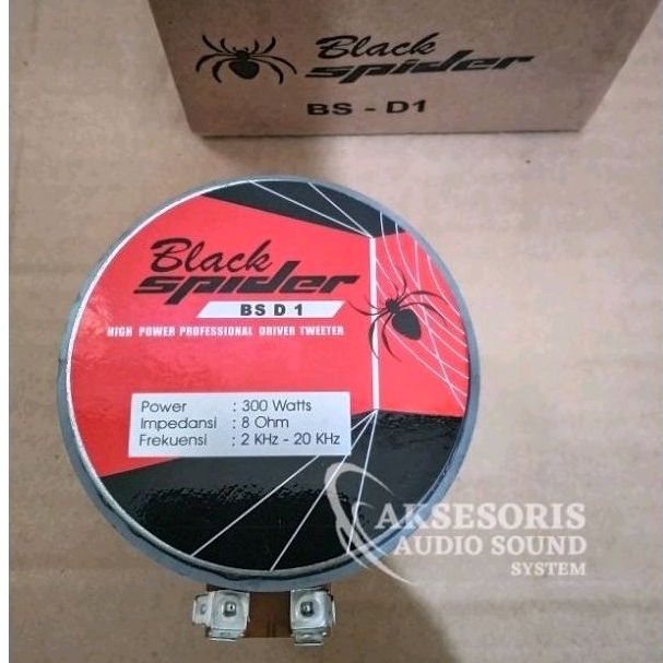 Jual Driver Tweeter Black Spider D1 300 Watt High Power Professional ...