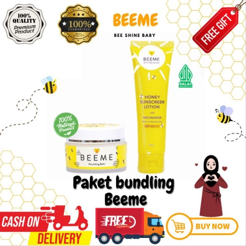 Jual [BISA COD Bayar di Tempat, FREE GIFT] Paket Hemat BEEME NOURISHING ...