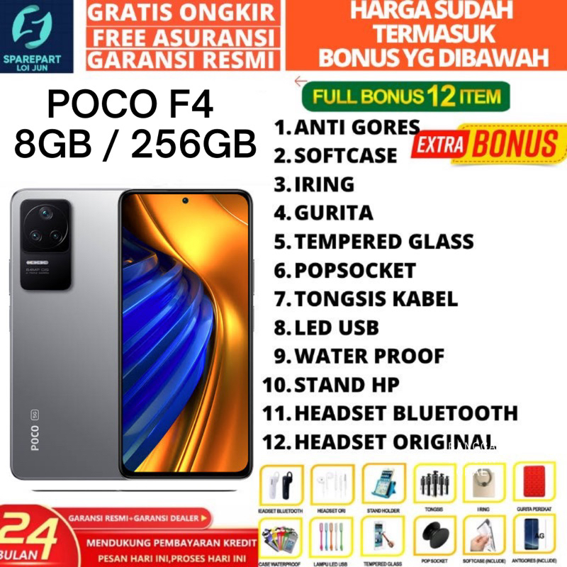 Jual POCO F4 8/256 RAM 8GB ROM 256GB GARANSI RESMI | Shopee Indonesia