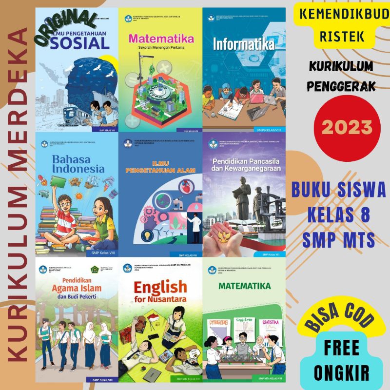 Jual Buku Siswa Kelas 8 SMP MTs Kurikulum Merdeka Kurikulum Penggerak | Shopee Indonesia