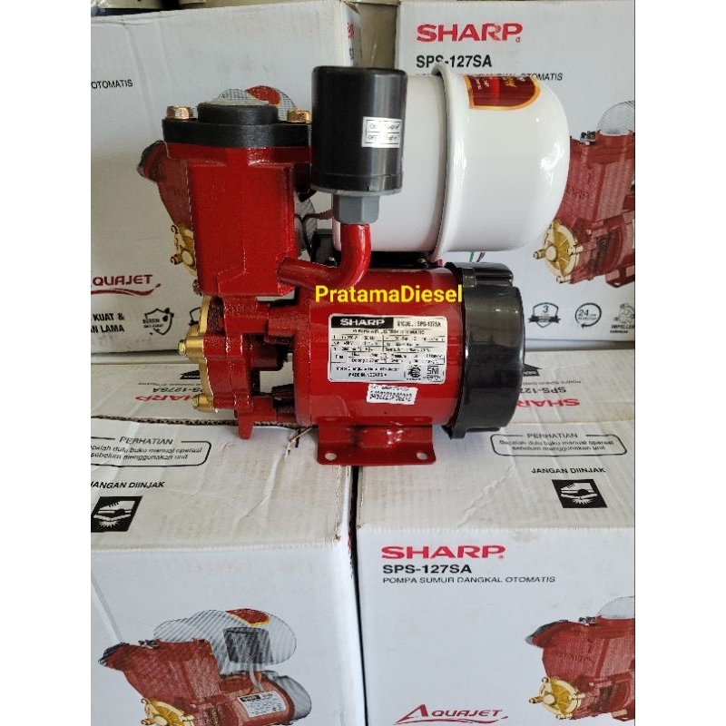 Jual Pompa air sumur dangkal SHARP SPS 127SA(otomatis) | Shopee Indonesia
