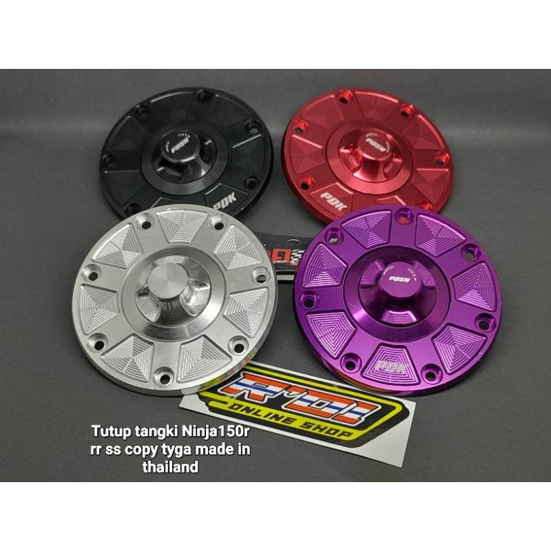 Jual Tutup tangki ninja150r ninja rr ninja ss alumunium cnc original thailand | Shopee Indonesia