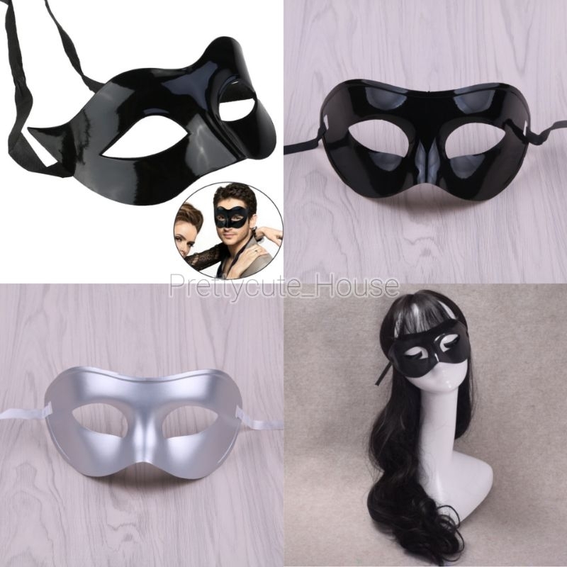 Jual Topeng Pesta Masquerade Party Mask Pria Wanita Halloween | Shopee ...