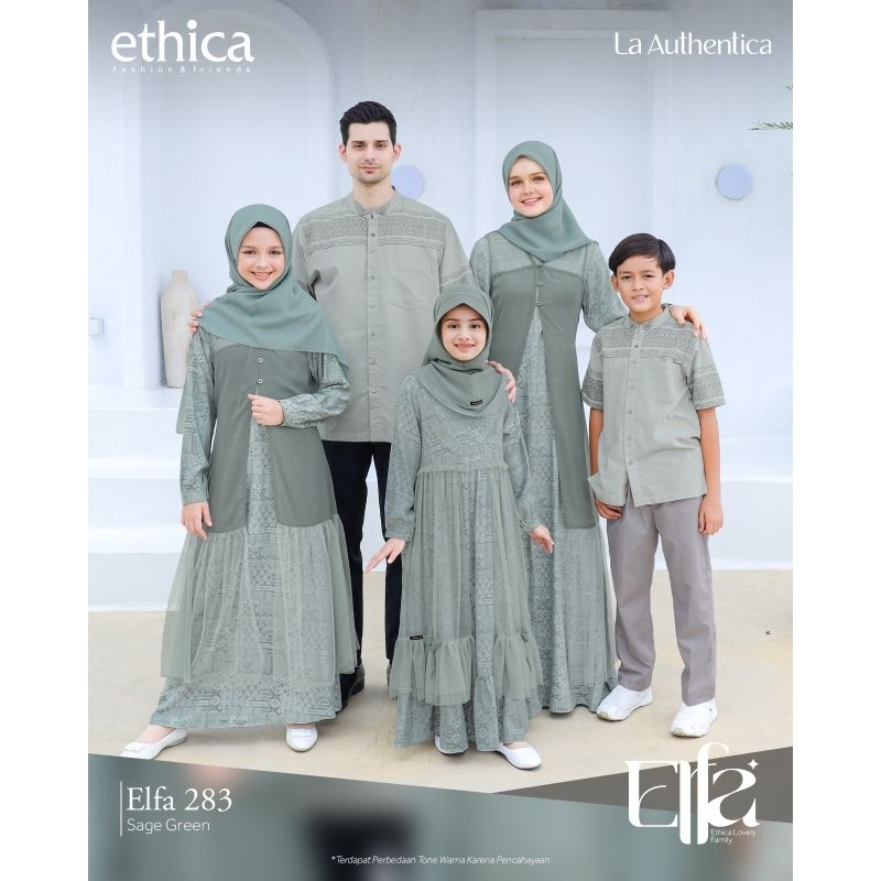 Jual ETHICA Sarimbit Keluarga 2024 Elfa 283 Sage Green | Shopee Indonesia