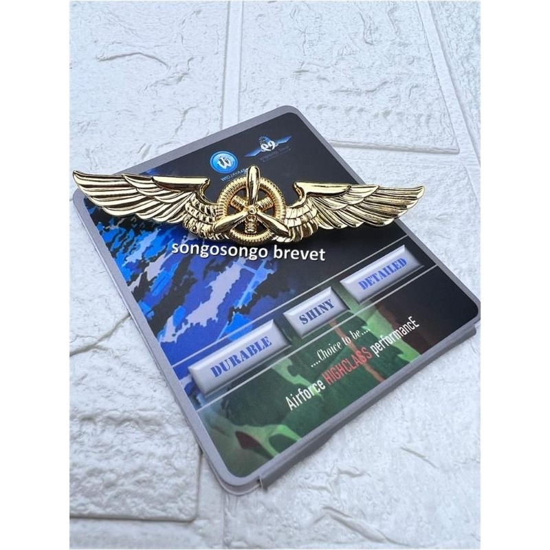 Jual Brevet TNI AU, Wing JMU | Shopee Indonesia