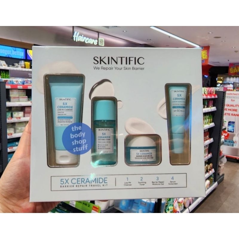 Jual ORIGINAL SKINTIFIC Barrier Travel Kit Skintific Trial Kit 5x ...