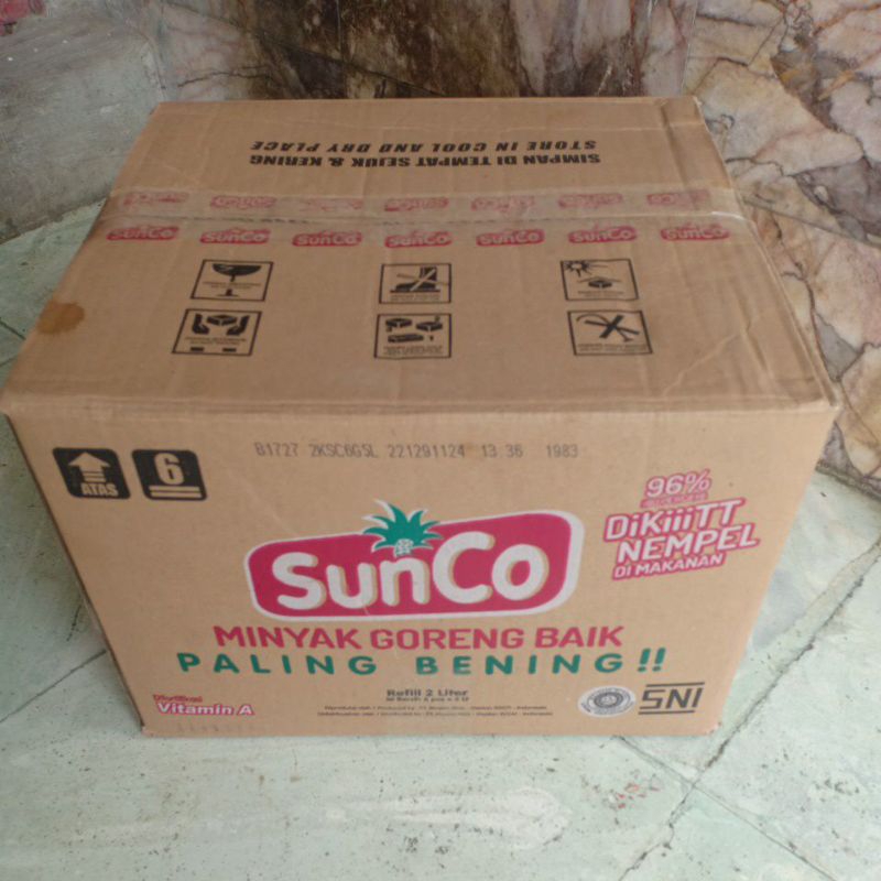 Jual SUNCO ~ MINYAK GORENG 1 KARTON (6BKSX2L) | Shopee Indonesia