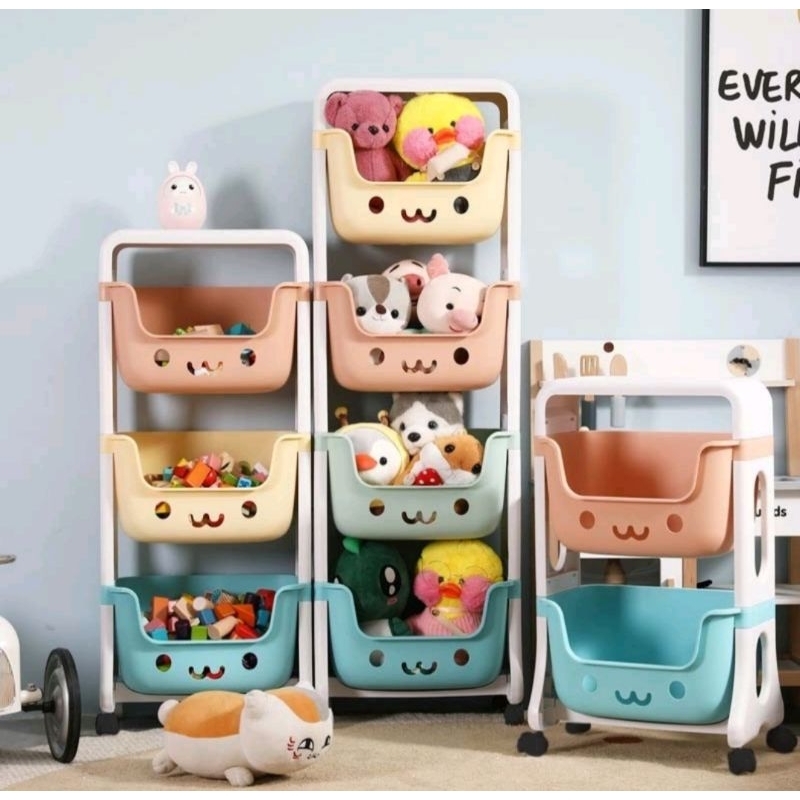 Jual Rak mainan anak/ rak roda /rak dapur/ rak kamar mandi/ rak laundry ...