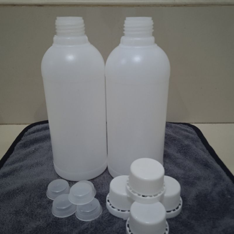 Jual Botol Agro/Labor 500ml,HDPE,warna natural,kondisi baru,murah,kualitas bagus, SEGEL | Shopee ...