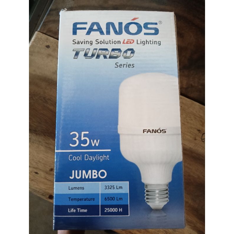 Jual Lampu fanos led turbo 35 w putih gransi 1 tahun | Shopee Indonesia