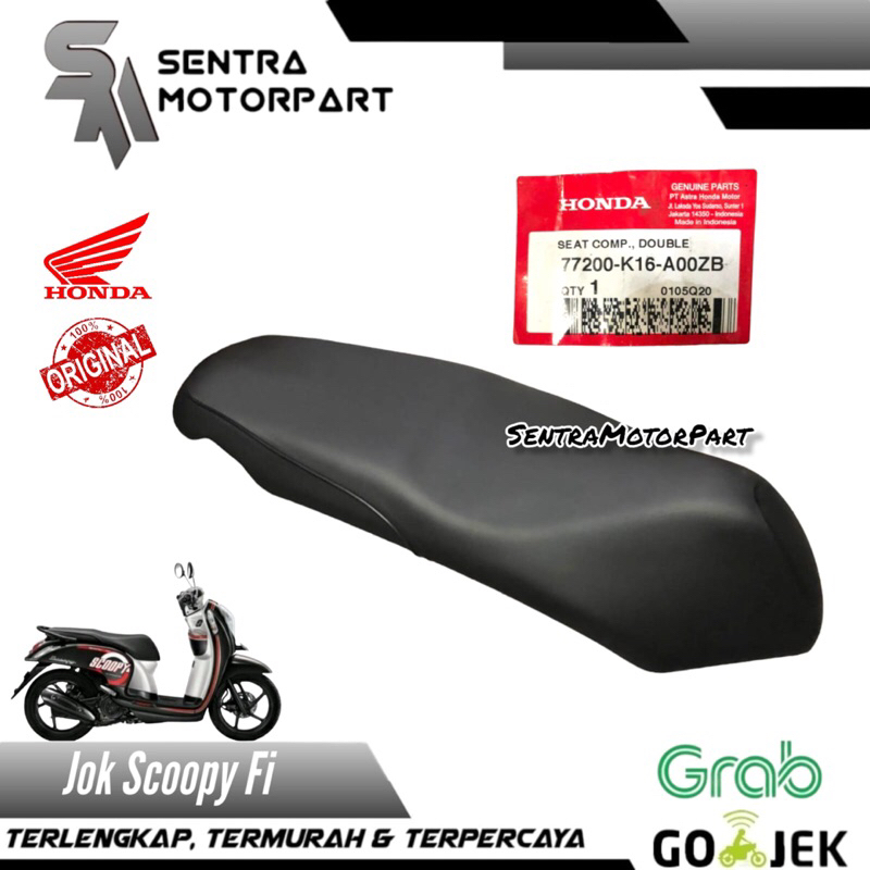 Jual Jok bangku motor scoopy fi injeksi hitam original hgp ...