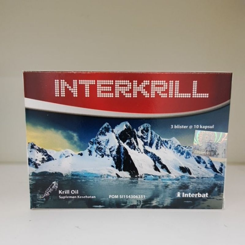 Jual Interkrill box 30 kapsul | Shopee Indonesia