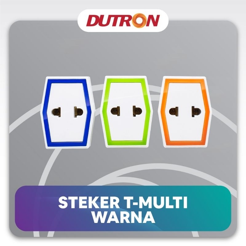 Jual Steker T Multi Dutron / Visero - T Multi Warna Cabang 3 Universal ...
