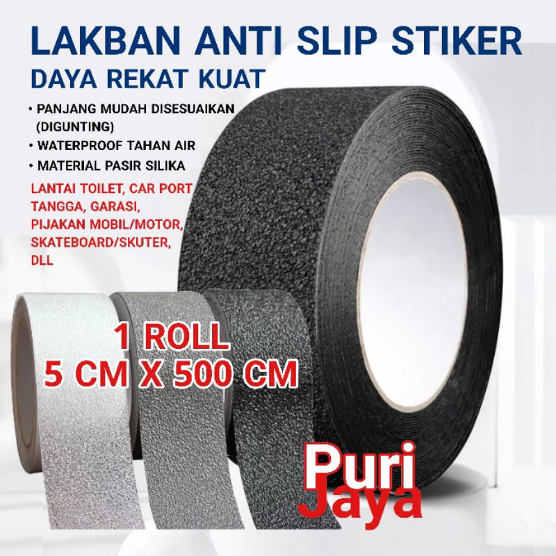 Jual Lakban Anti Slip Safety Sticker Non Selip Stiker Duct Tape No ...