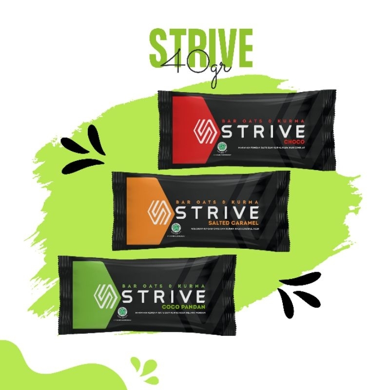 Jual STRIVE Snack Cemilan Ringan Energy Bar Nite Oat Rasa Choco ...