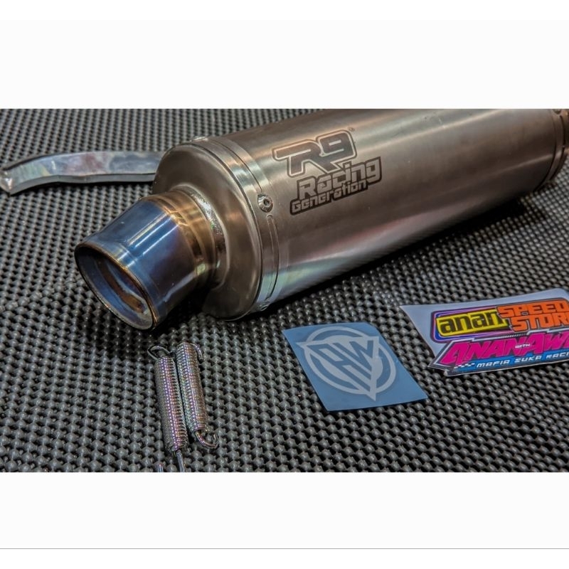 Jual Silincer Knalpot R9 Titanium Original |R9 Racing Generation |R9 ...