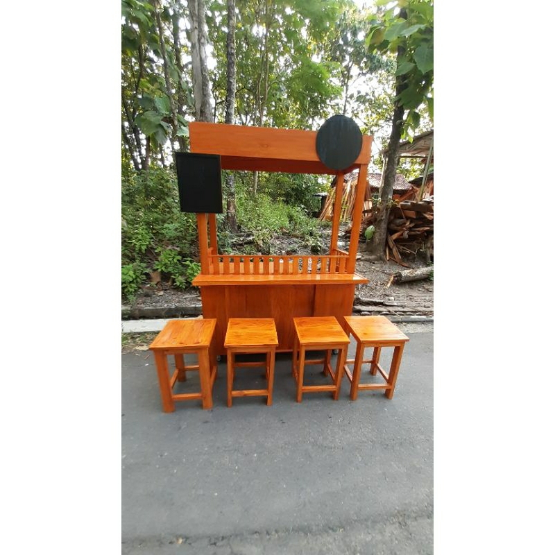 Jual Gerobak es boba / gerobak es buah / gerobak rujak / gerobak ...