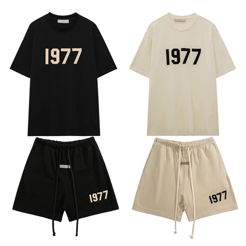 Jual FOG 1977 Edition Tshirt Oversize Shortpants Fear of God Essentials ...