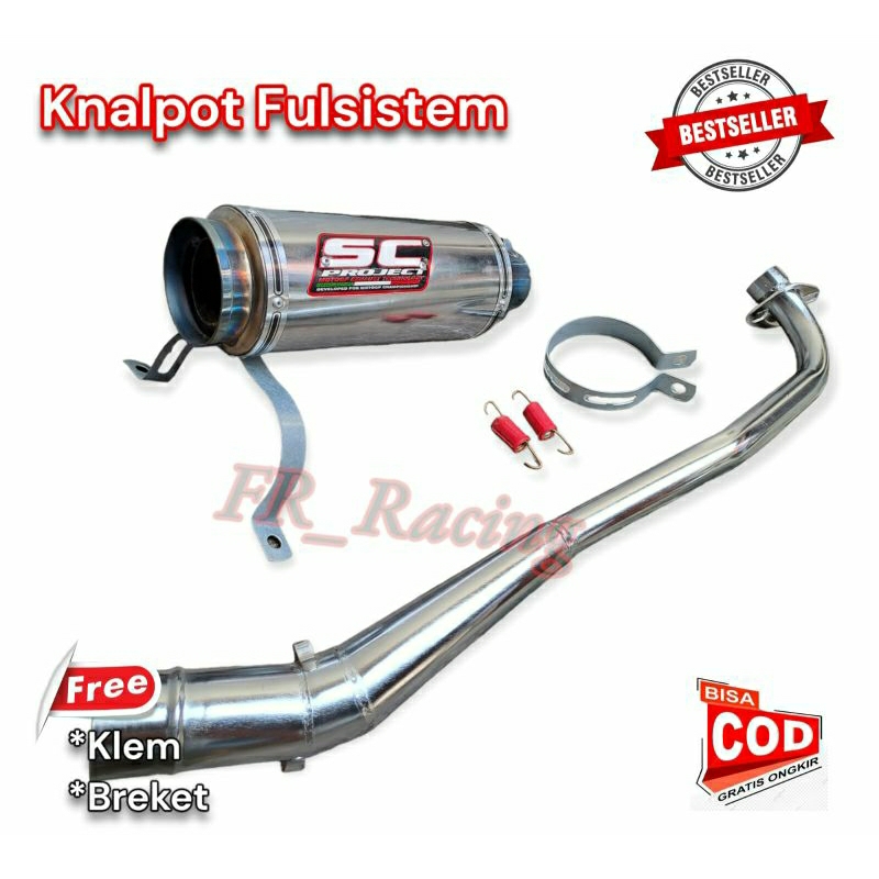 Jual Knalpot SC Project Fulkrum Supra, Jupiter, Karisma, Shogun, Blade ...