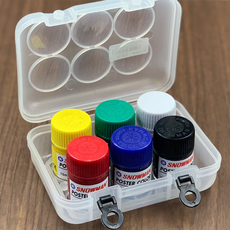 Jual SNOWMAN poster colours 6W PC-SP6 | Shopee Indonesia